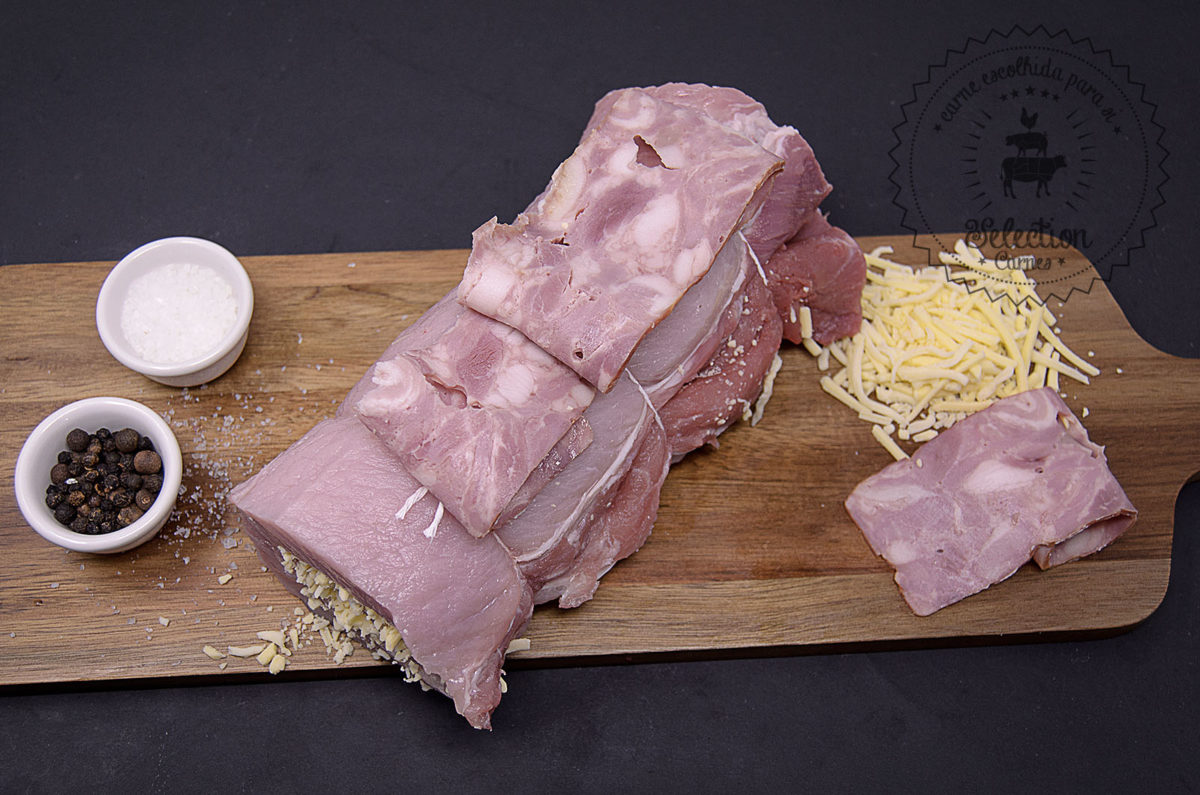 Lombo De Porco Recheado Com Bacon E Queijo | Selection Carnes | Talho ...